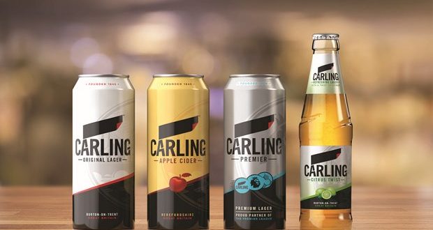 Carling refreshes brand identity