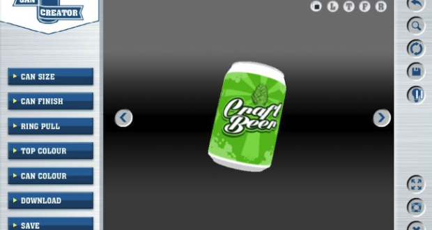 Enhanced Can Creator app features label design option