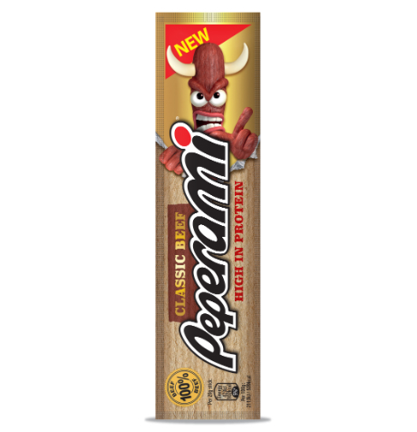 Peperami launches new pack design and beef variant