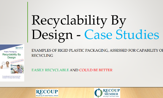 RECOUP publishes guidance for plastic packaging recyclability