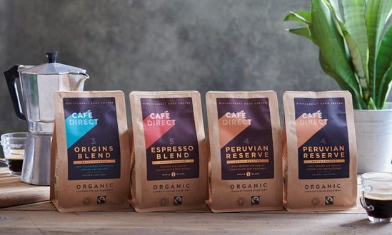 F&f works with Cafédirect to re-launch organic range
