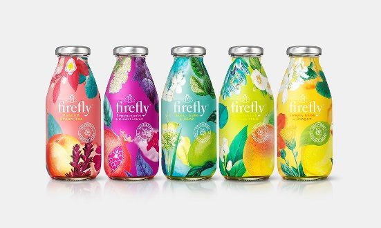 B&B studio rebrands Firefly botanical drinks