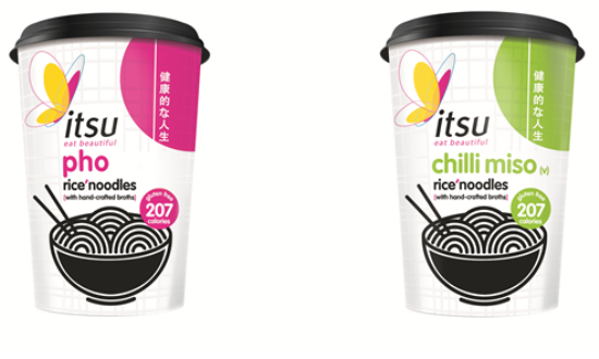 PFF creates new range of cups for Itsu