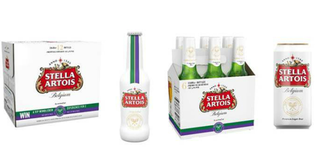 Stella Artois launches limited-edition Wimbledon packs