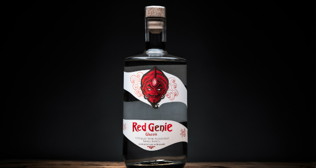 Garage Creative creates unique label for non-alcoholic drink Red Genie