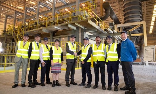 Business Secretary opens Encirc's new £40m furnace