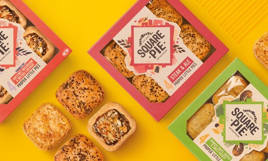 BrandOpus creates pack design for Square Pie gourmet brand