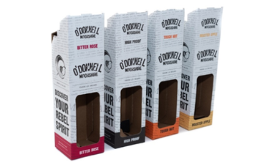 Saxon Packaging creates gift packs for O’Donnell Moonshine