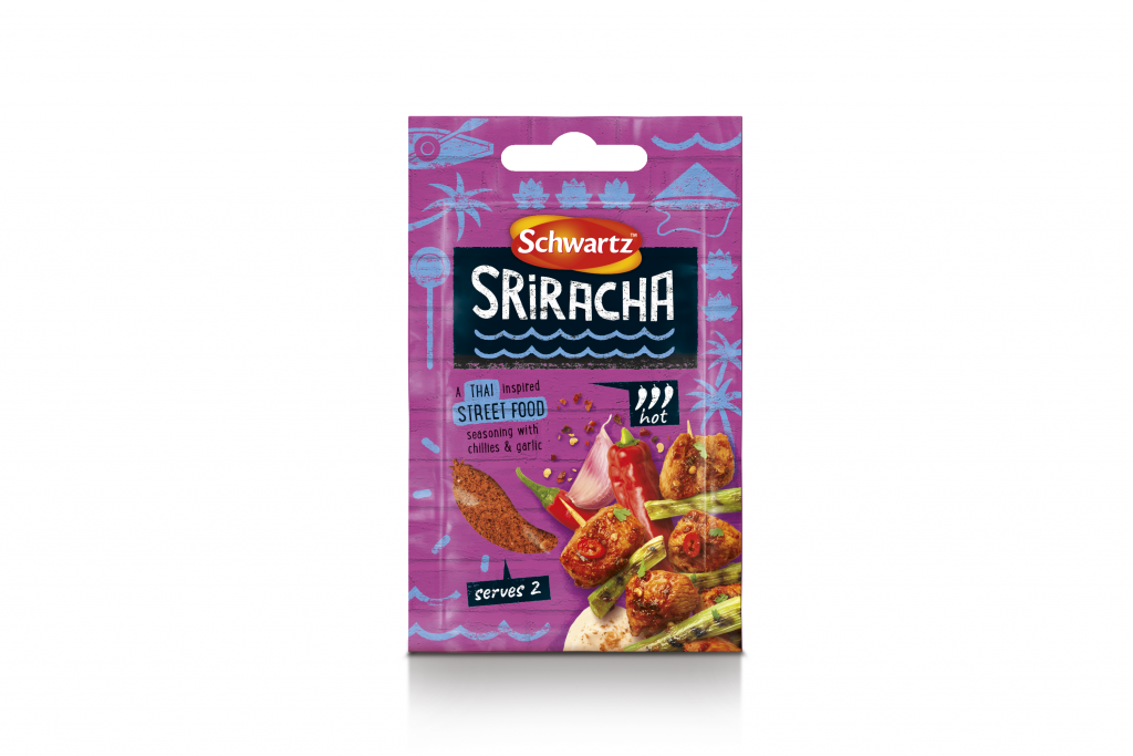 Schwartz launches new Street Food Seasonings packs