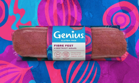 B&B studio delivers branding for Genius ‘Good for the Gut’ wraps