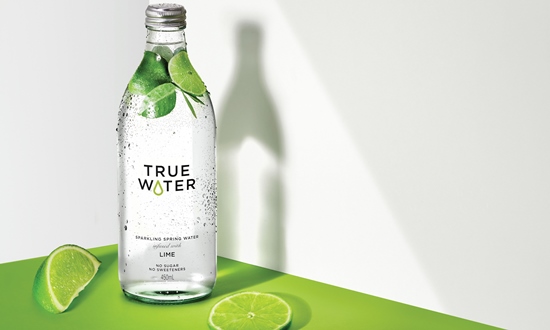 Denomination designs bottle for True Water