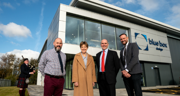 Blue Box Design facility opened by Scottish Whisky Association CEO