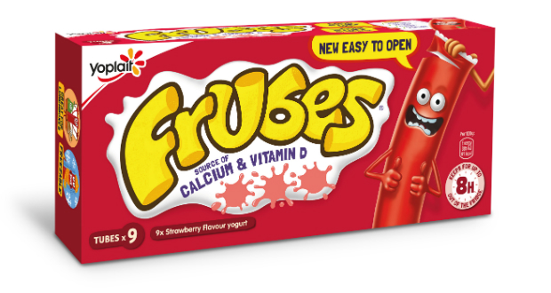Yoplait redesigns Frubes packaging with new Easy to Open format