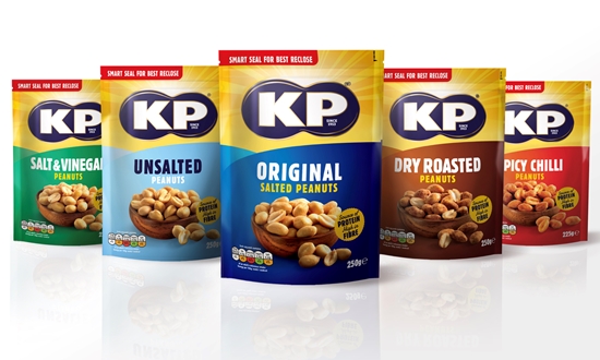 This Way Up redesigns KP Nuts packs with health focus