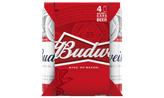 Budweiser group to eliminate plastic rings on UK beer cans