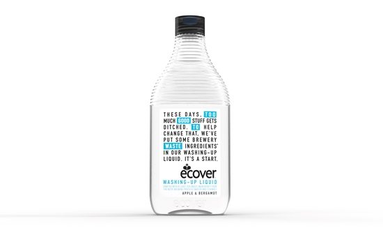 Ecover launches limited-edition washing up liquid in recycled plastic ...