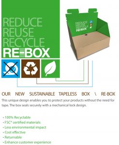 Woodway UK Launch New Tapeless Box – Re-Box | Packaging News
