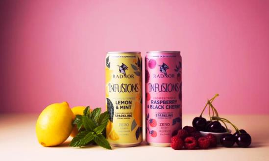 Radnor Hills launches sparkling infusion drinks in cans