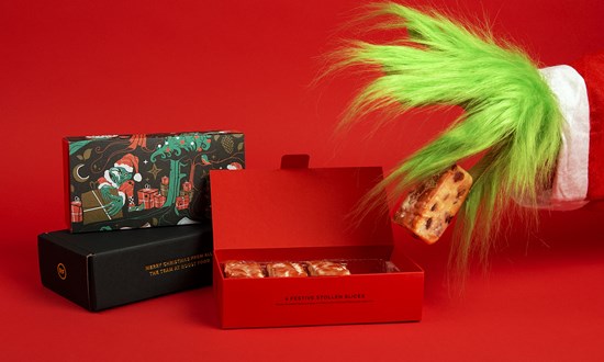 Robot Food produces Xmas stollen packs