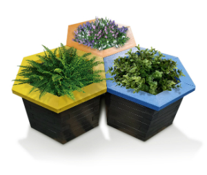 Plaswood supports wildflower cultivation with hive planters