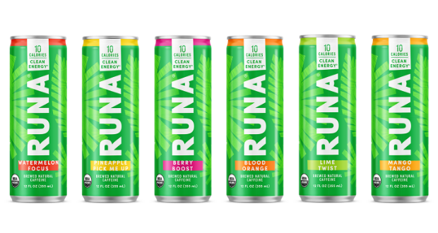 RUNA delivers plant-based energy with new look and line-up