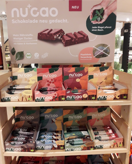 NU chooses NatureFlex for nucao chocolate bars