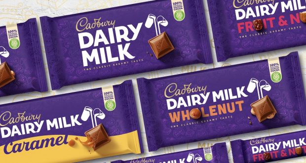 Bulletproof designs new packaging for Cadbury Dairy Milk