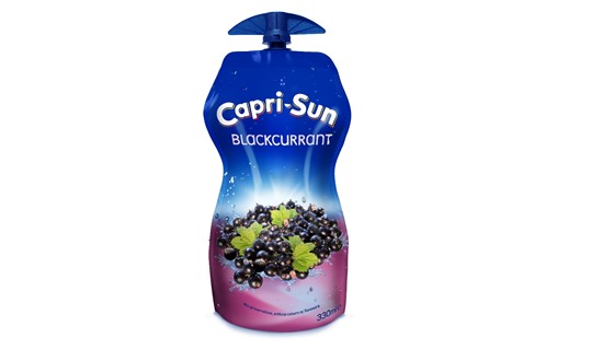 Capri-Sun Blackcurrant pouches launched with cardboard packaging