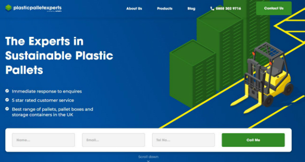 Exporta launches sustainable plastic pallet focussed website