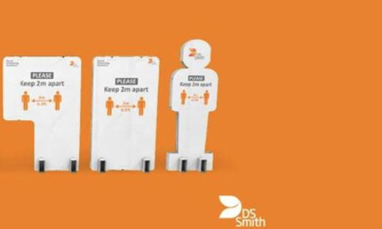 Covid-19 | DS Smith develops distancing seperators