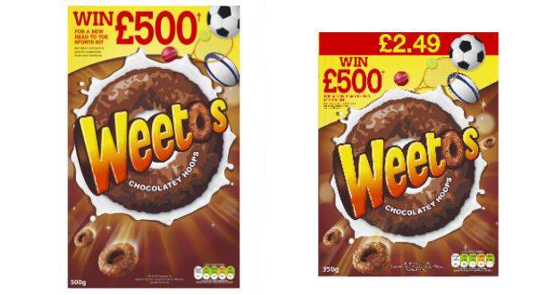 Weetos unveils on-pack promo to support brand growth