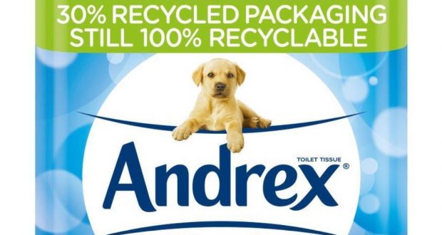 Andrex packs to use 30% recycled plastic