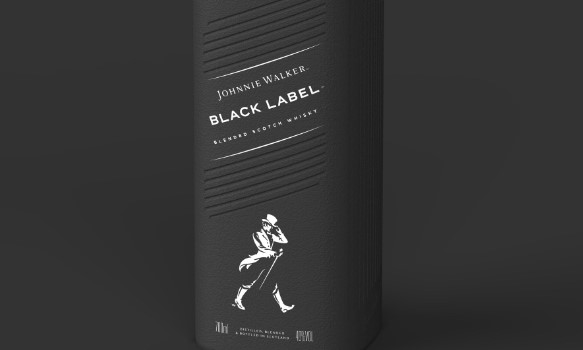 Diageo unveils plastic-free Johnnie Walker paper bottle