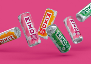 Hurricane and WKD make splash with packaging for MIXD cocktails