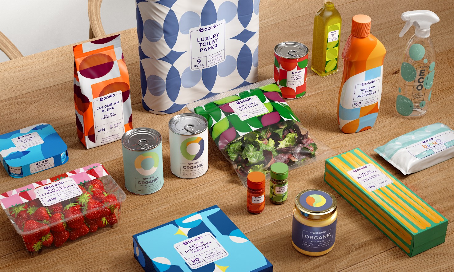 Ocado overhauls own label packaging with JKR