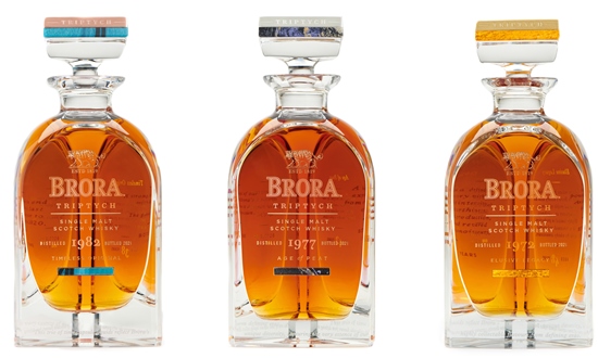 Diageo launches £30,000 Brora Triptych rare whisky collection