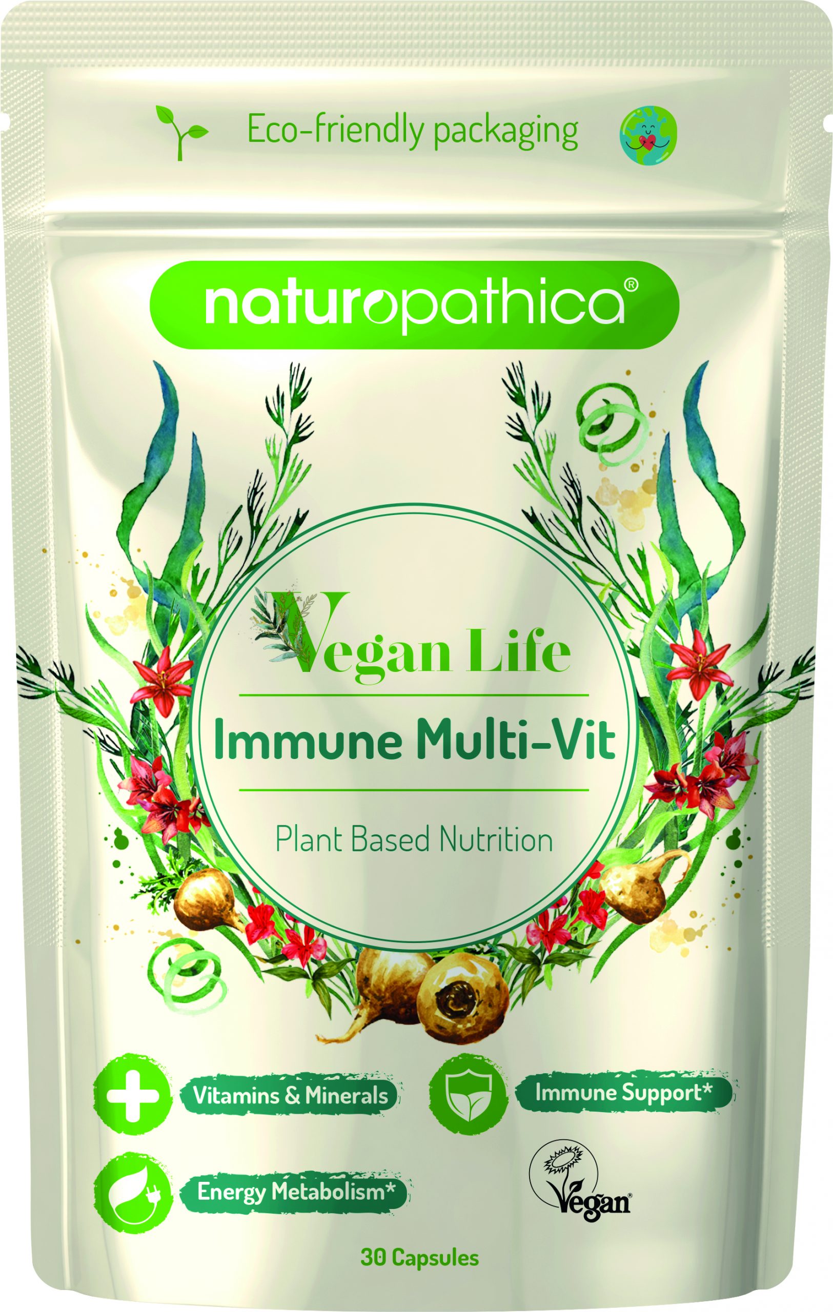 Naturopathica launches vegan vitamins in compostable packs