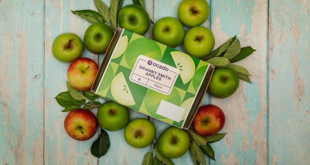 Ocado targets plastic reduction with new box for apples