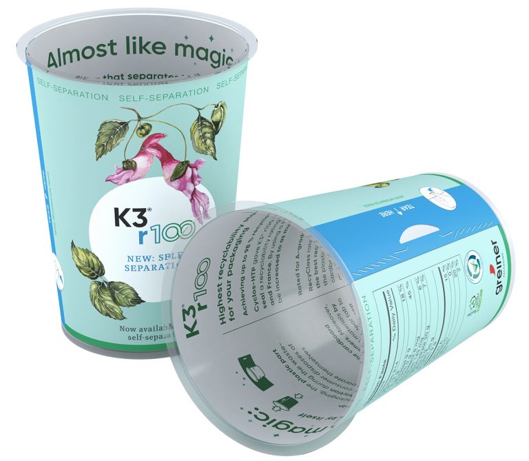 Greiner introduces cup with self-separating materials