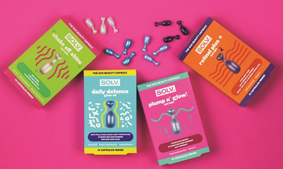 PharmaPac works SOLV skincare packs