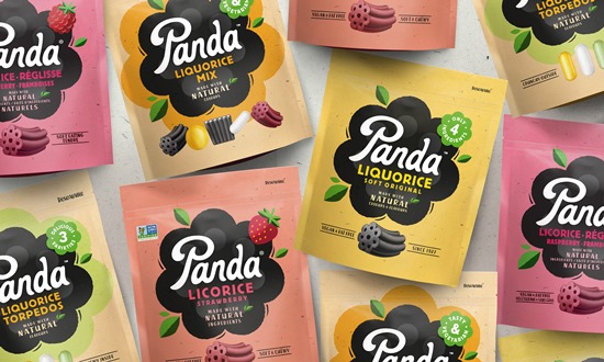 This way up gives Panda Liquorice a modern rebrand