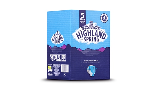Highland Spring introduces new 5-litre fridge pack