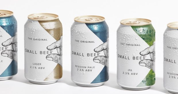 Small Beer champions aluminium cans for lager, session pale and IPA range