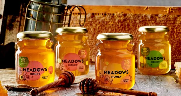 StormBrands behind identity and packaging for Meadows Honey