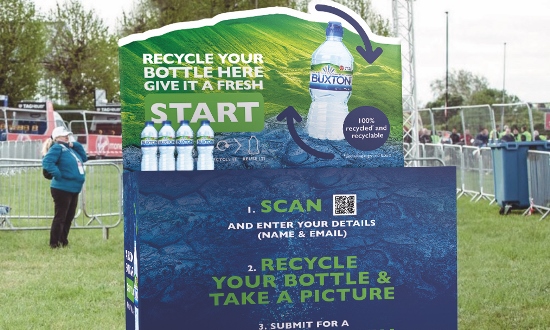 Buxton and Biffa to provide recycling bins at London Marathon