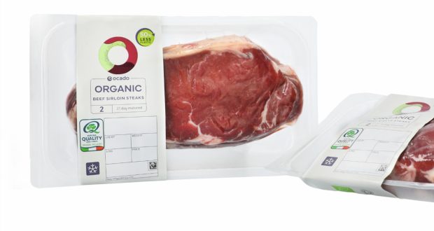 Ocado unveils new steak packs and targets plastic reduction