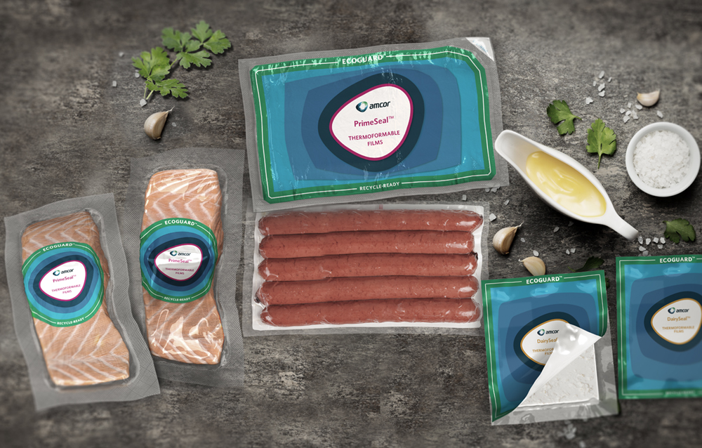 Amcor unveils recycle-ready forming films for meat, fish and cheese