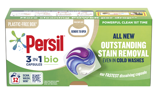 Unilever adds accessible QR code to Persil packaging