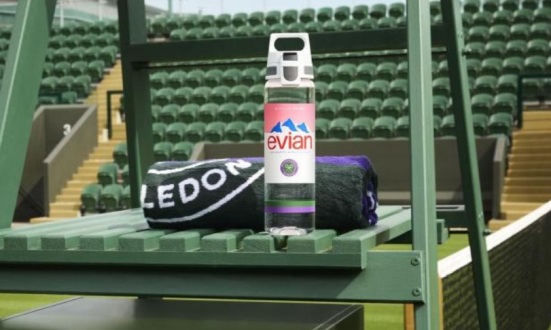 Wimbledon players to use new refill systems from Evian