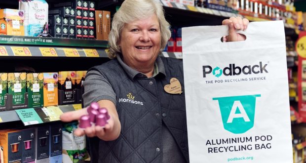 Morrisons to trial recycling service for coffee machine pods
